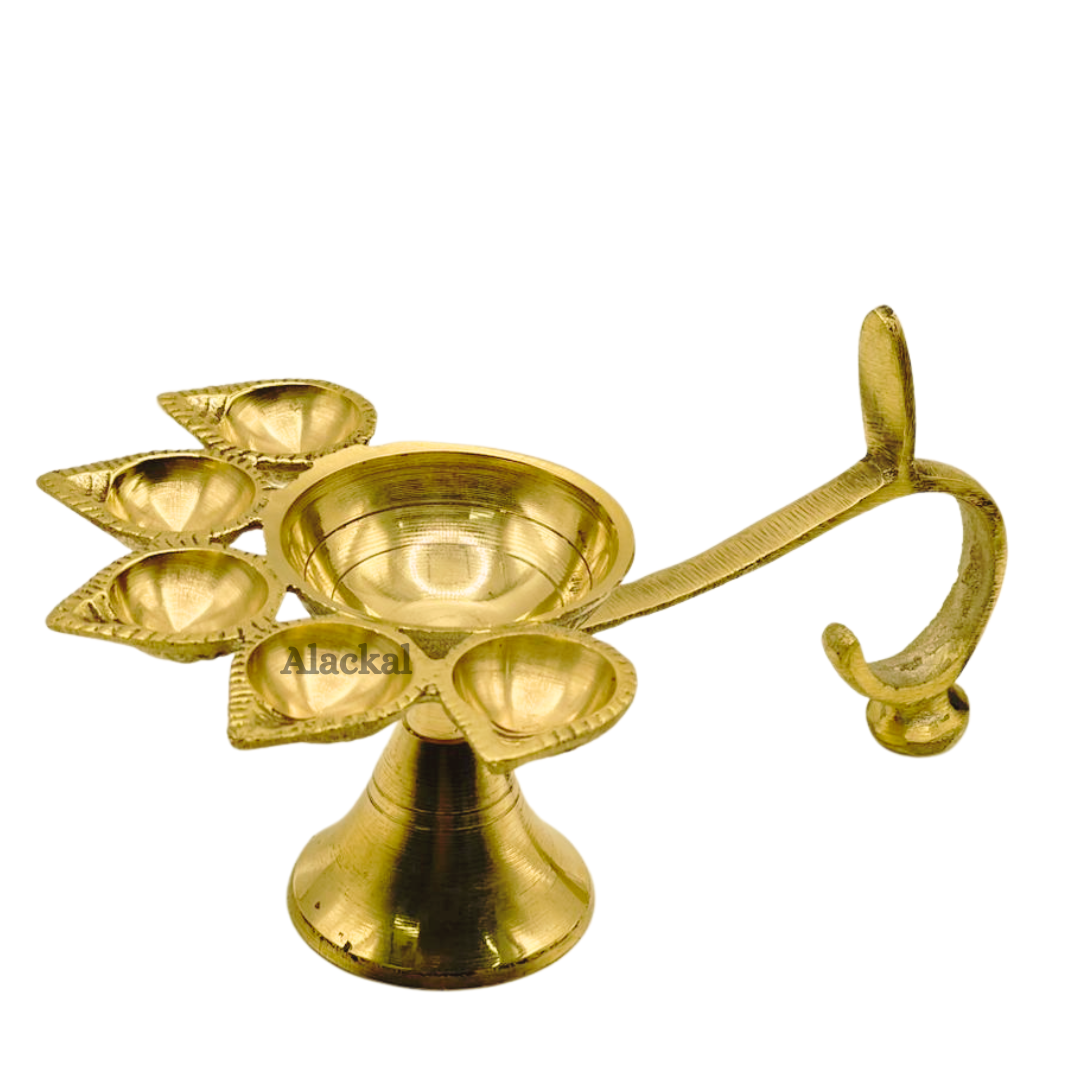 Illuminating Tradition: Brass Pancharathi from Alackal Bell Metals, Ma