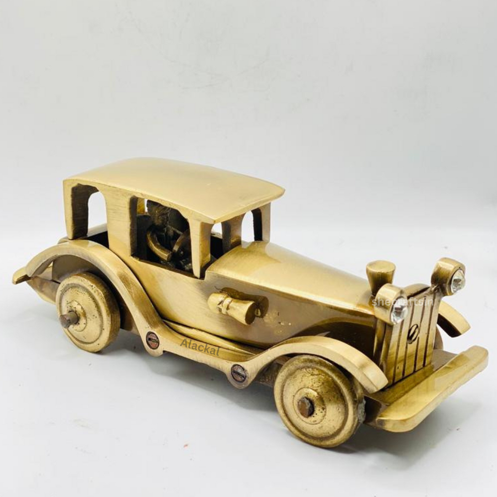 BRASS VINTAGE CAR – Alackal Bell Metals