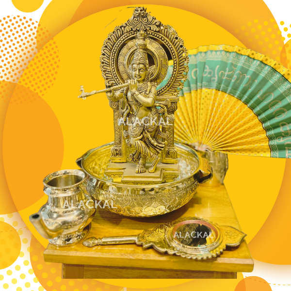 BRASS KRISHNA IDOL FOR VISHUKANI FROM MANNAR | KRISHNA VIGRAHAM ...