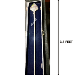 AUTHENTIC PURE SILVER MURUGAN VEL | 3.5 FEET (H) | PALANI MURUGAN | SK ...